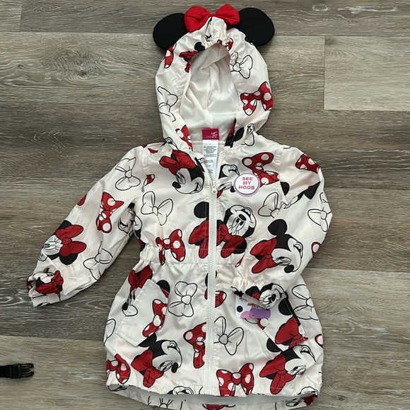 Disney | Jackets & Coats | New Disney Junior Girls Windbreaker Jacket ...